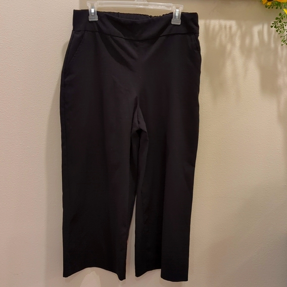 Candie's | Pants & Jumpsuits | Candies Large Black Wide Leg Ankle Pants ...